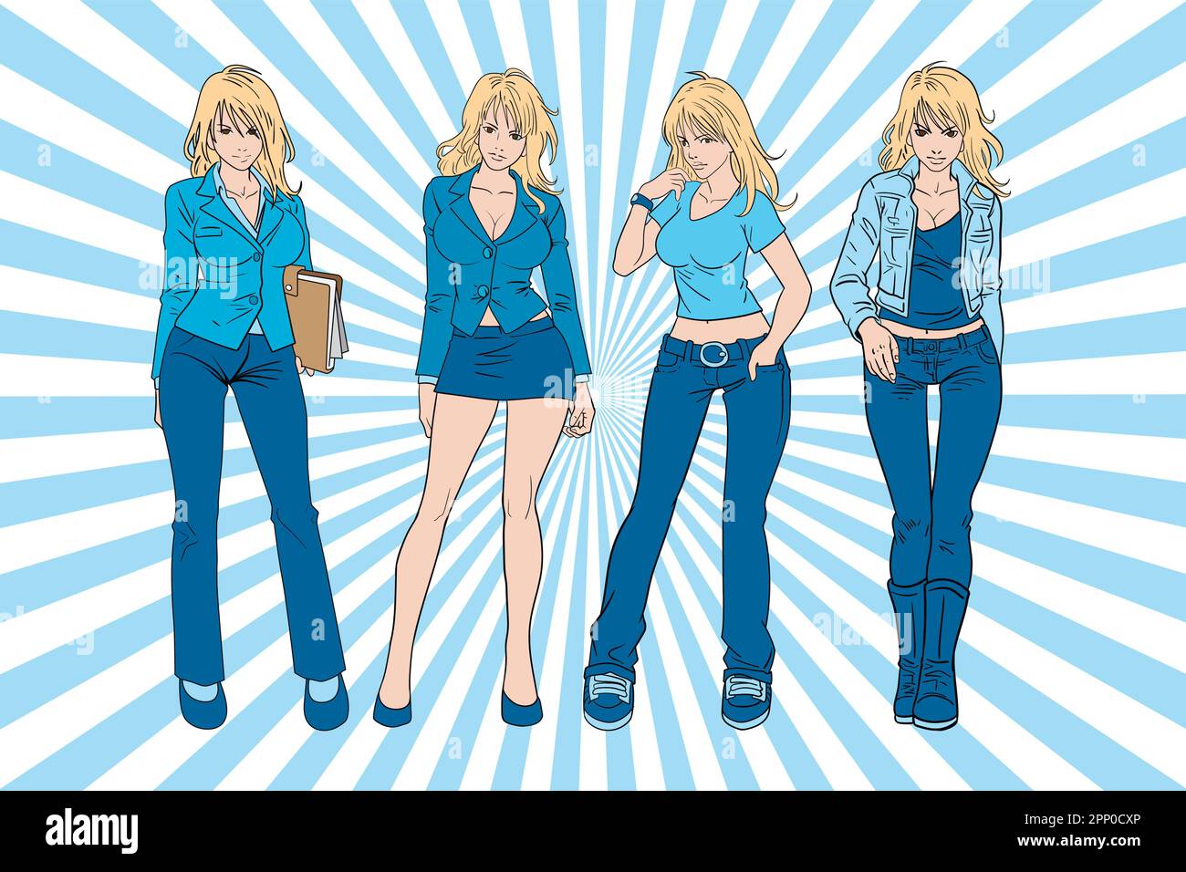 Dress match Stock Vector Images - Alamy