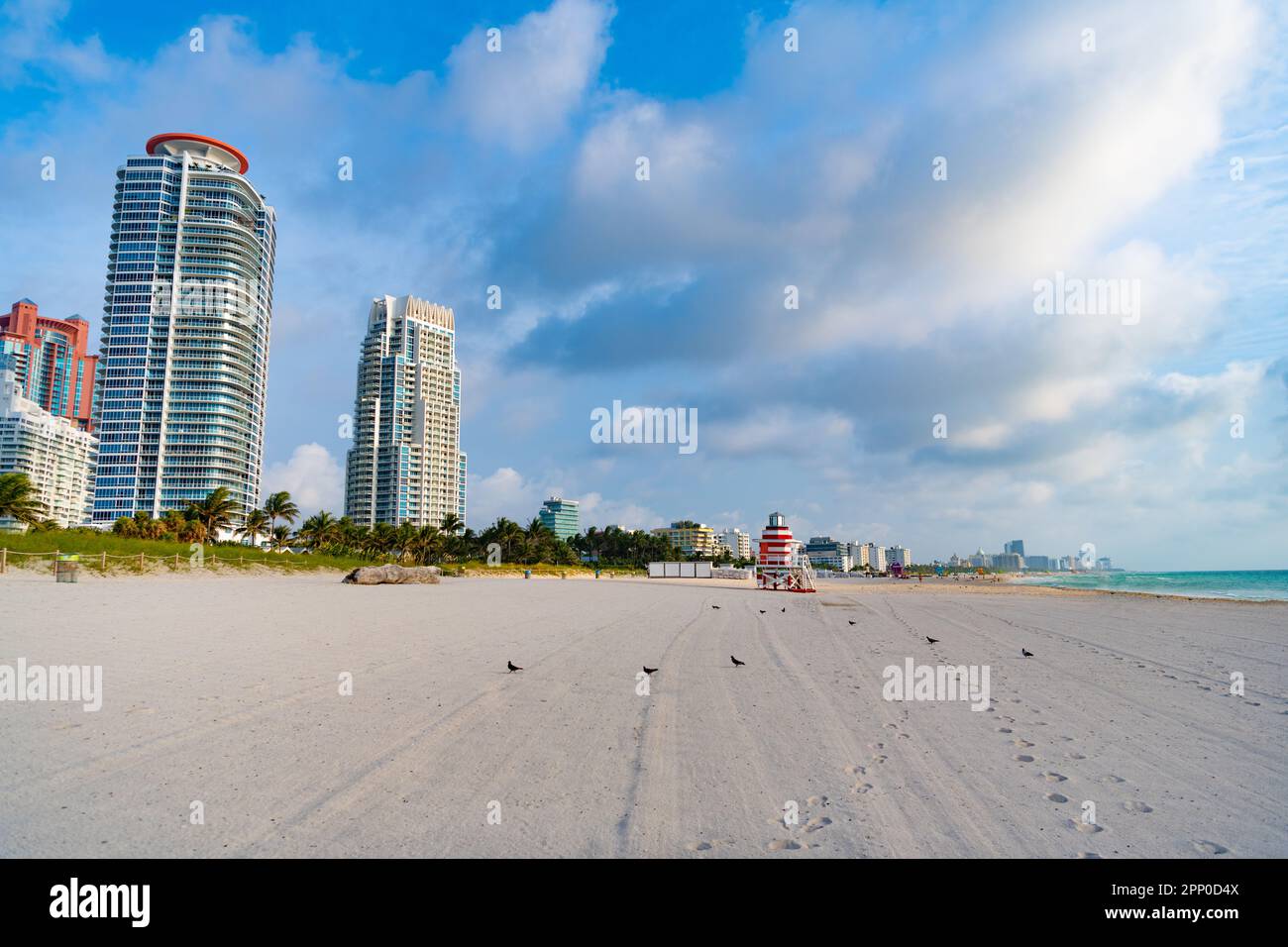skyscraper building architecture in miami beach, florida. skyscraper ...