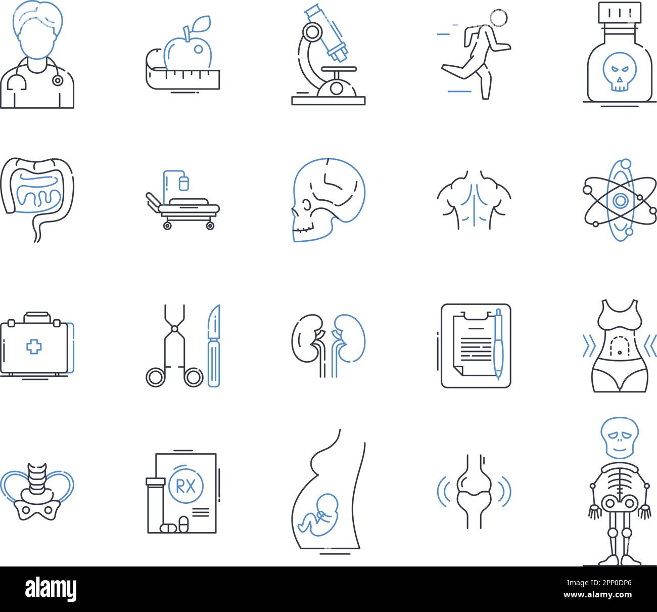 Health resort line icons collection. Relaxation, Vitality, Rejuvenation ...