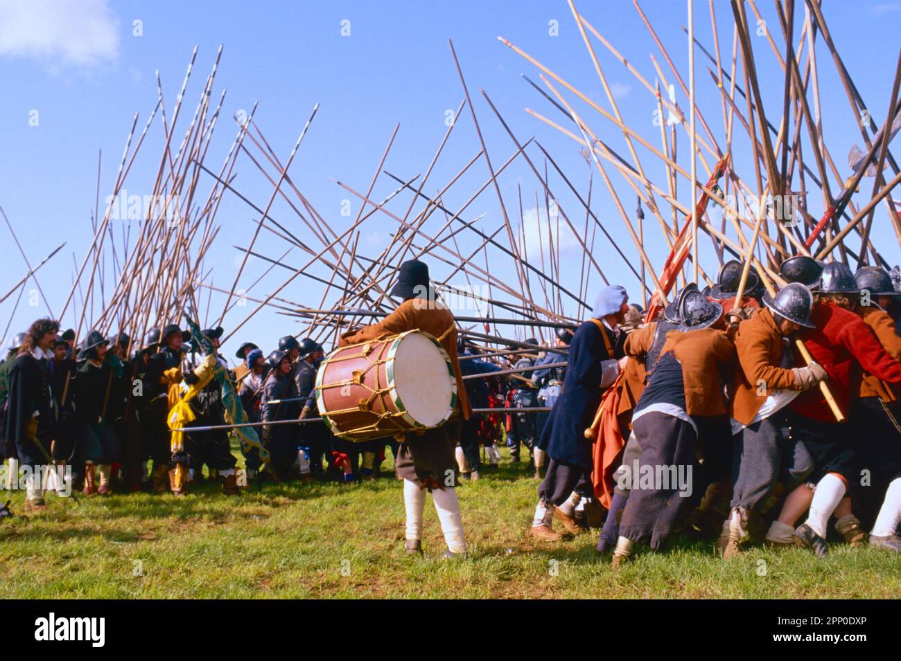 English Civil War re-enactment, Somerset, UK Stock Photo - Alamy