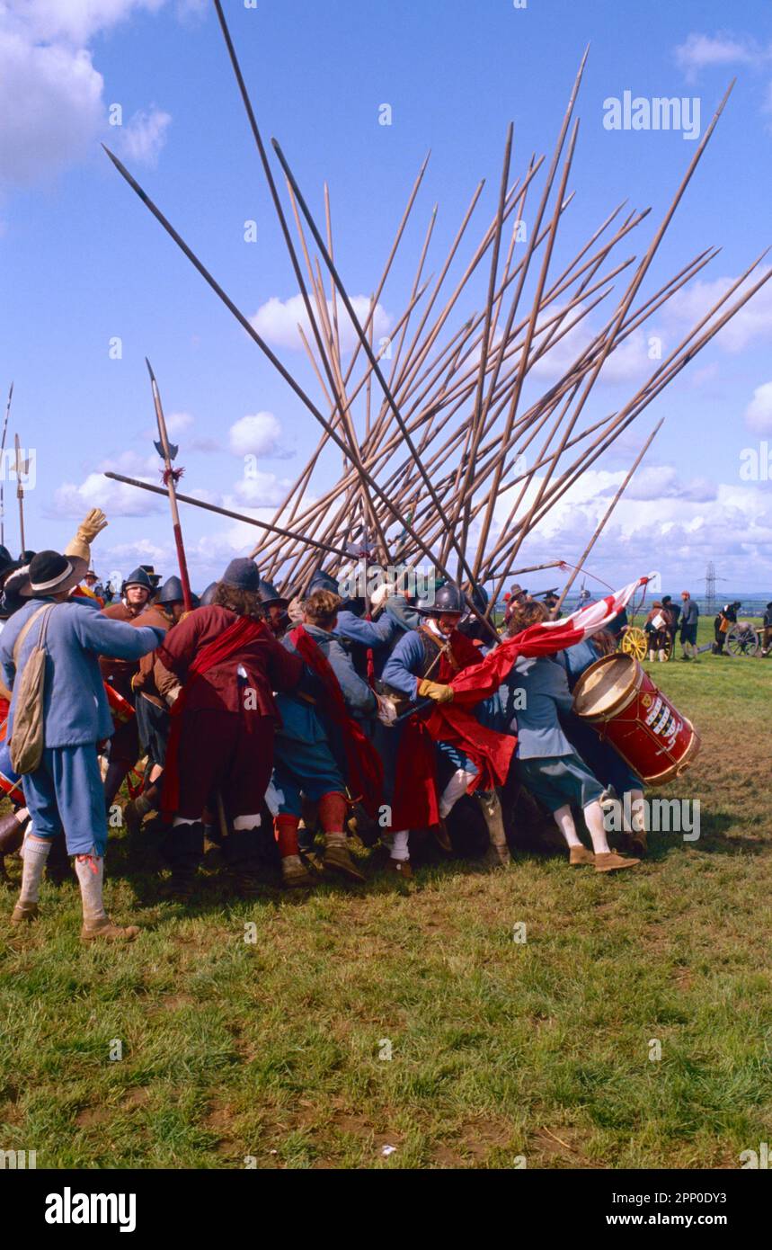 English Civil War re-enactment, Somerset, UK Stock Photo - Alamy