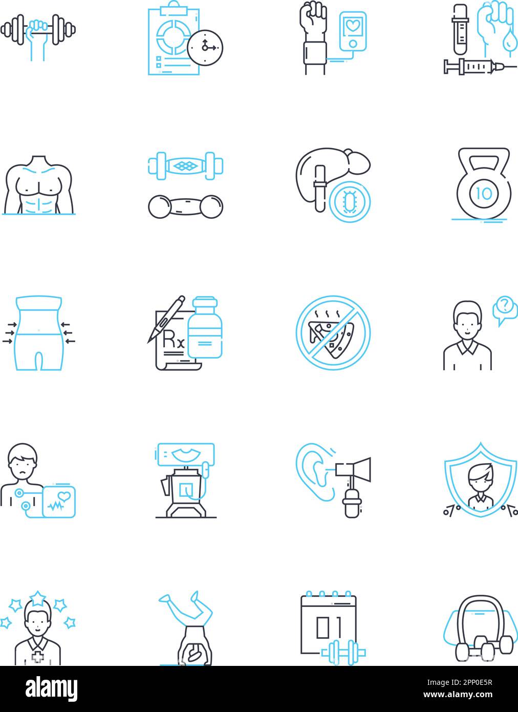 Emotional wellbeing linear icons set. Mindfulness, Empathy, Gratitude ...