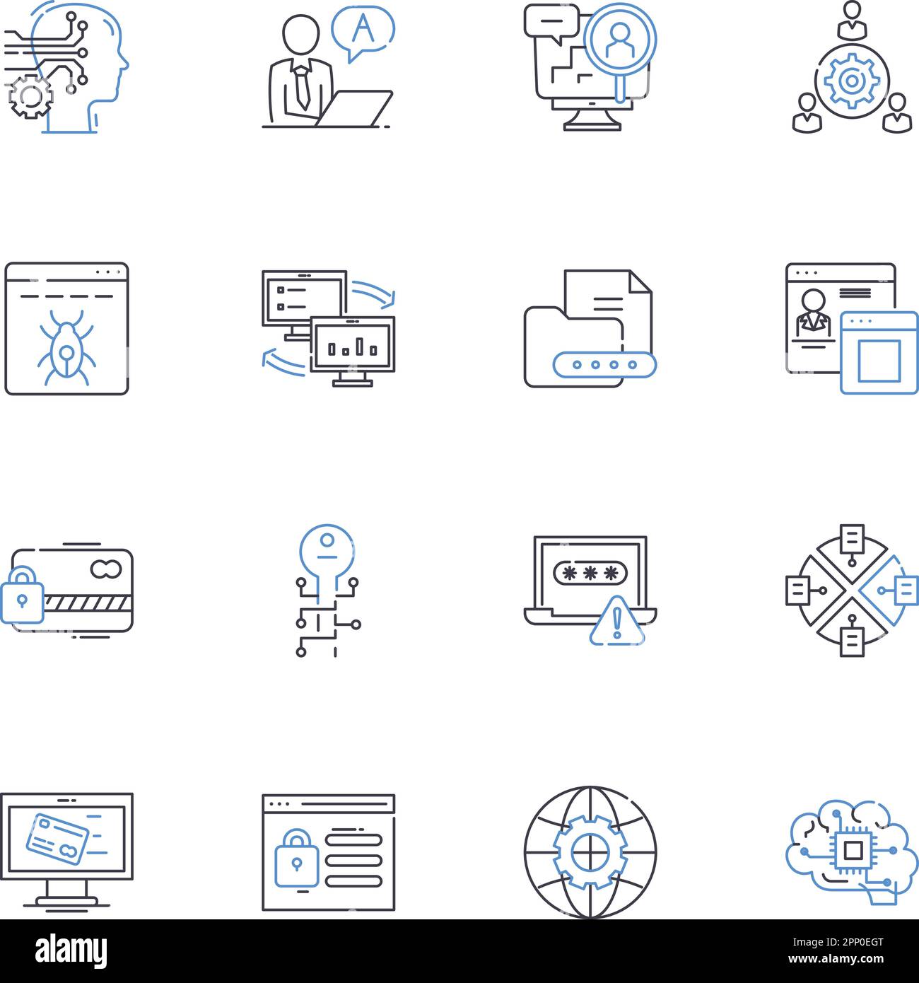 Dependability line icons collection. Trusrthiness, Reliability ... Dependability line icons collection. Trusrthiness, Reliability ...