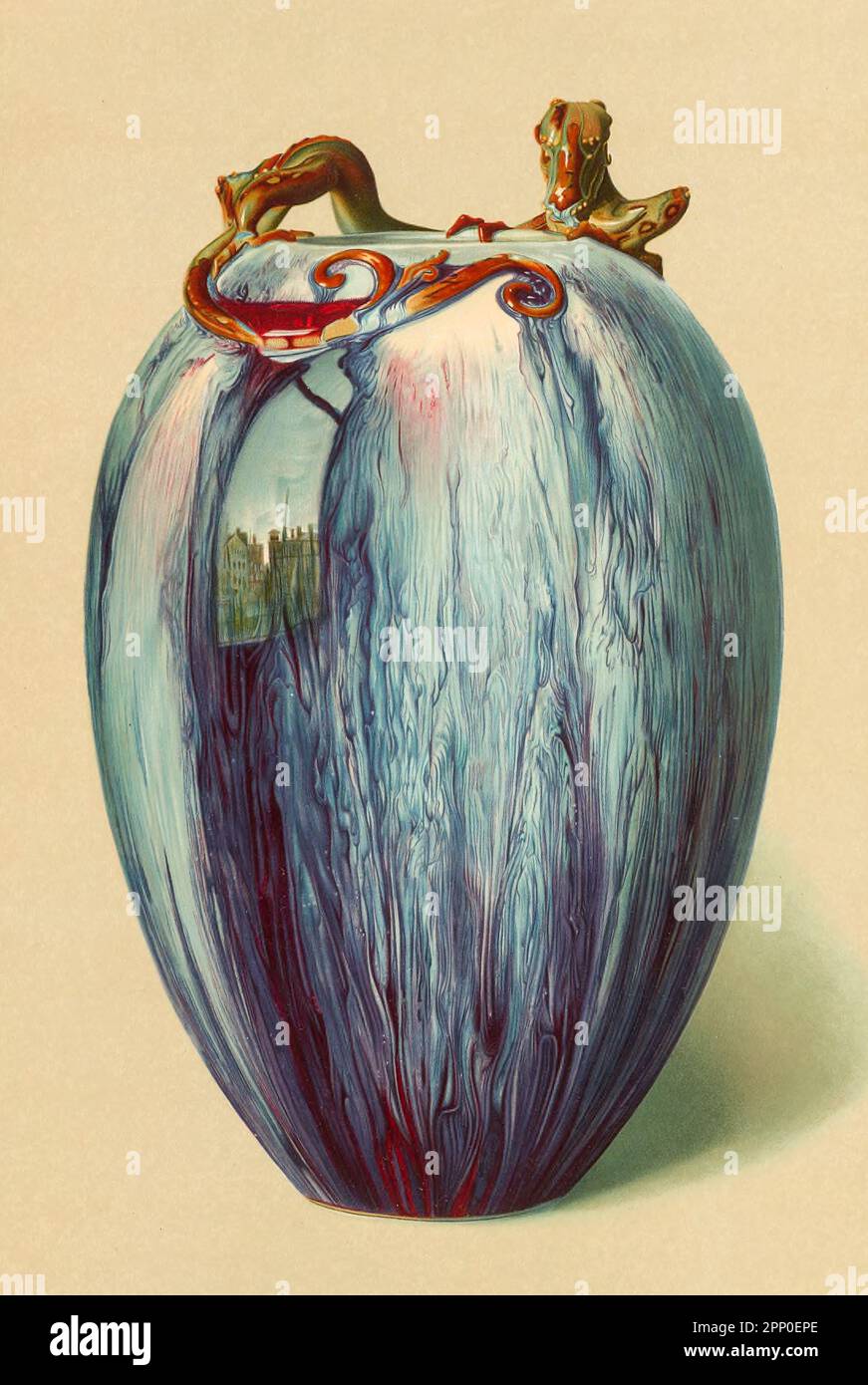 TRANSMUTATION SPLASH VASE. VASE (P’ing), of regular ovoid form ...