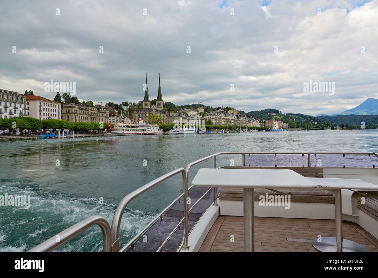 Boat trip on lake Lucerne, Switzerland Stock Photo - Alamy