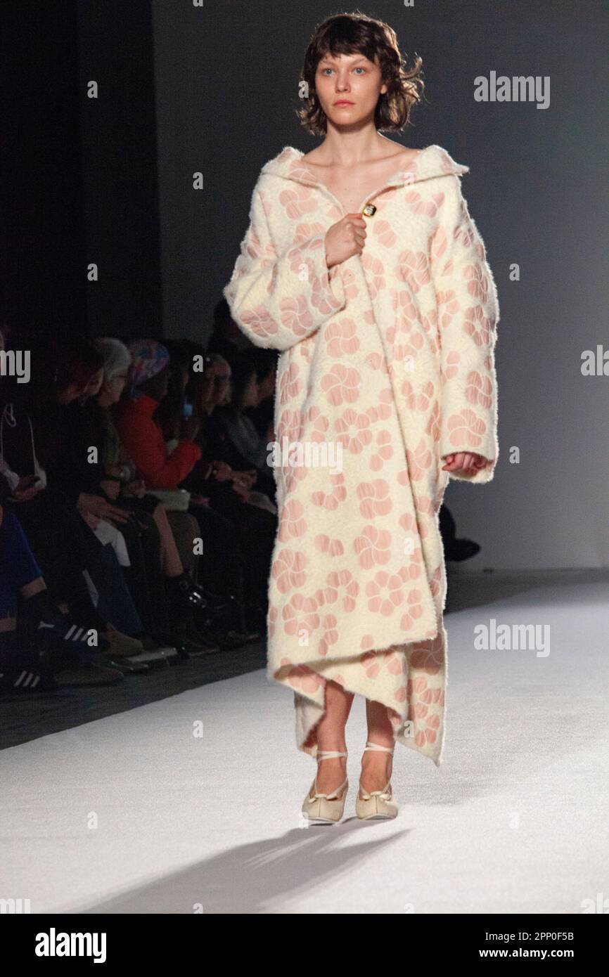 London, UK. 21st Apr, 2023. Korean designer Minju Kim, winner of the ...