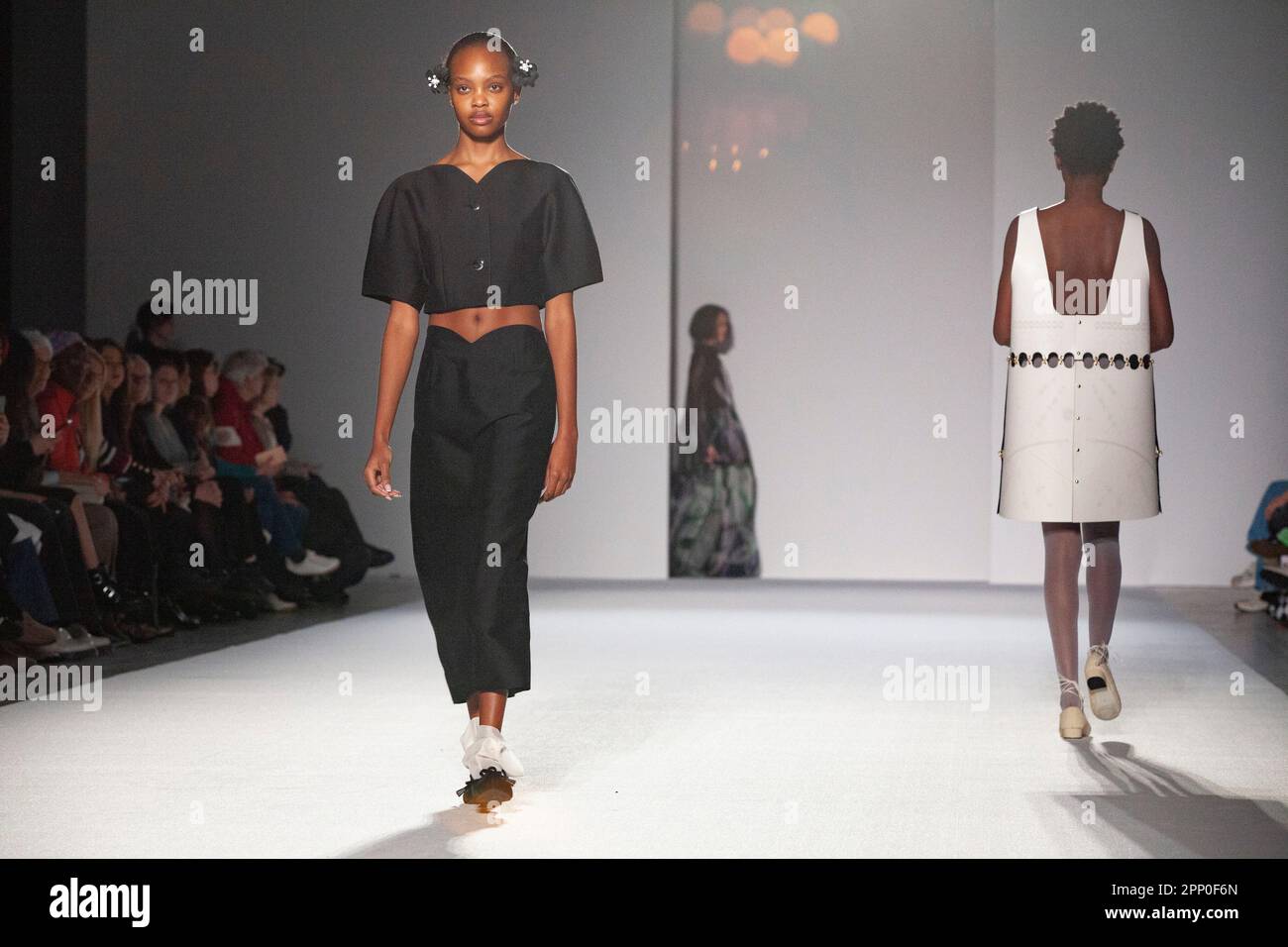 London, UK. 21st Apr, 2023. Korean designer Minju Kim, winner of the ...