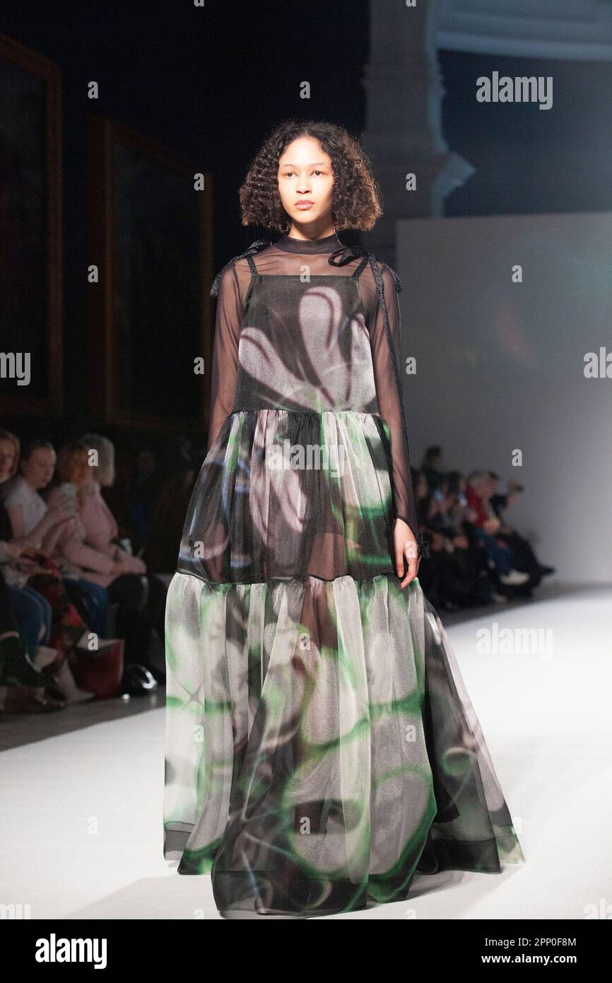 London, UK. 21st Apr, 2023. Korean designer Minju Kim, winner of the ...