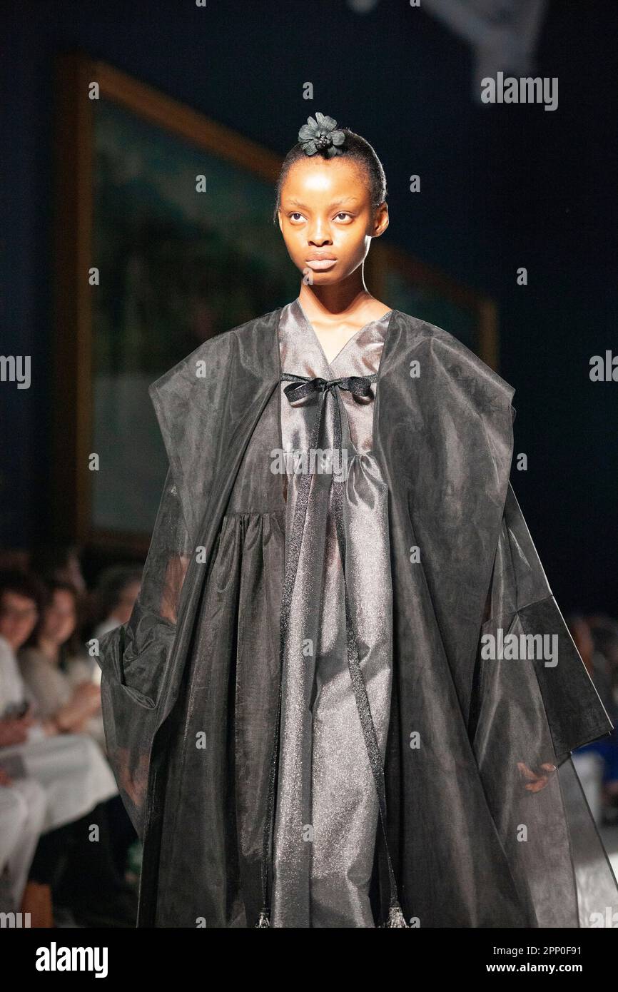 London, UK. 21st Apr, 2023. Korean designer Minju Kim, winner of the ...