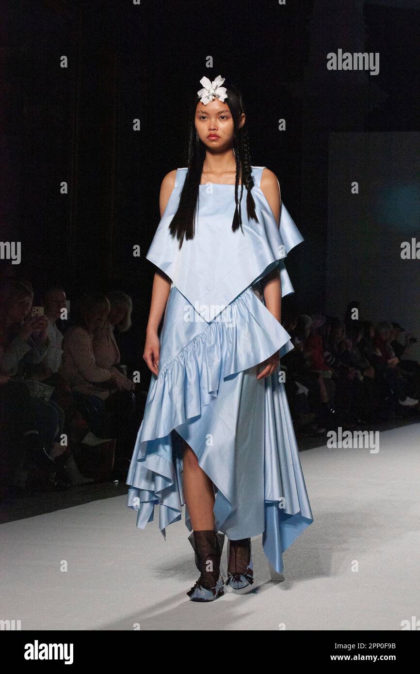 London, UK. 21st Apr, 2023. Korean designer Minju Kim, winner of the ...