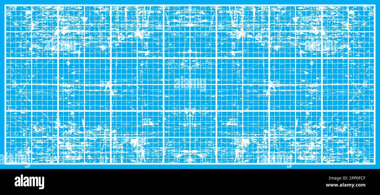 Old empty back millimeter paper ( mm ) background. Square grid, raster ...