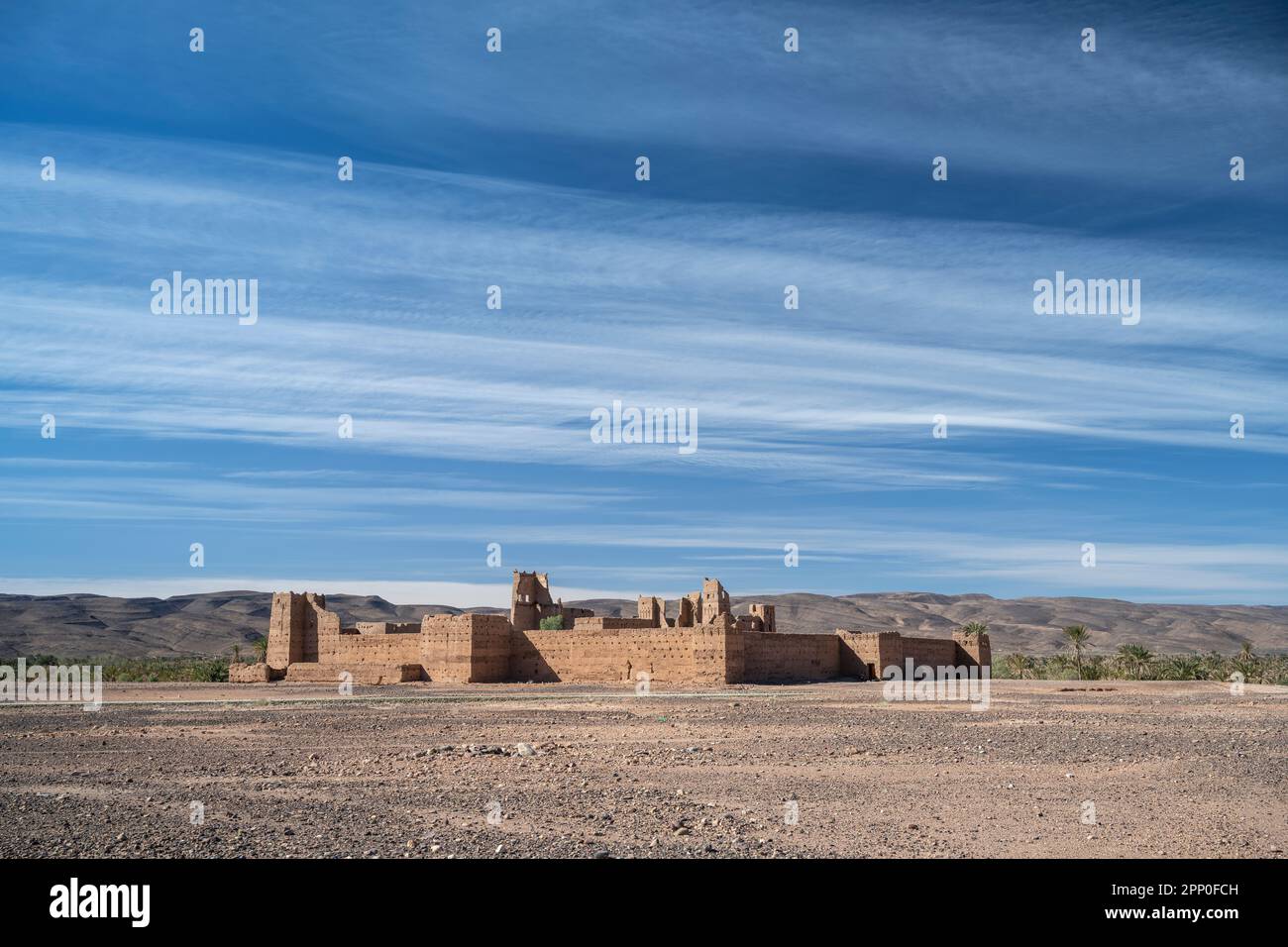 Fortified village in the Draa Valley Stock Photo - Alamy