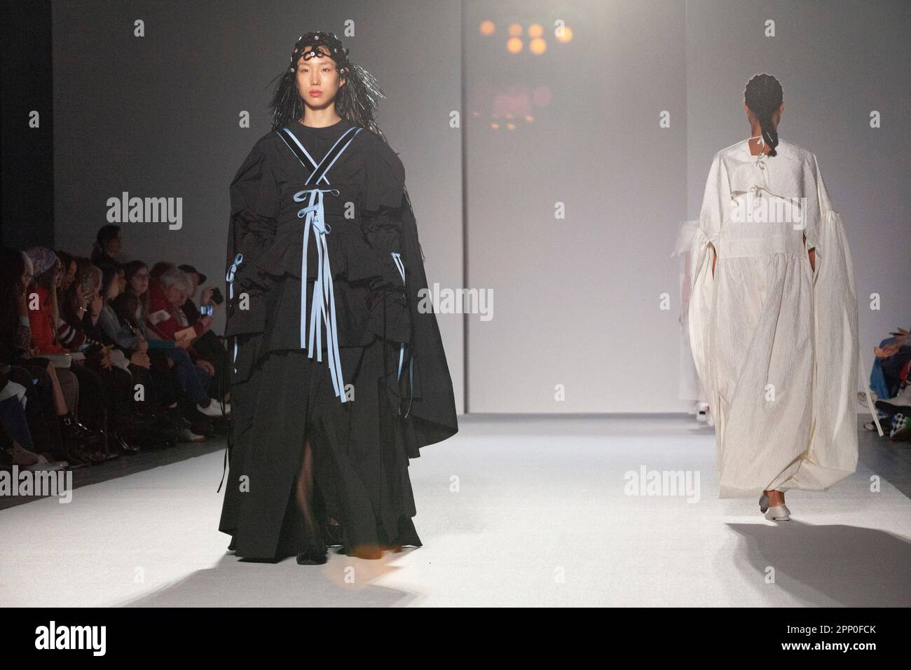London, UK. 21st Apr, 2023. Korean designer Minju Kim, winner of the ...