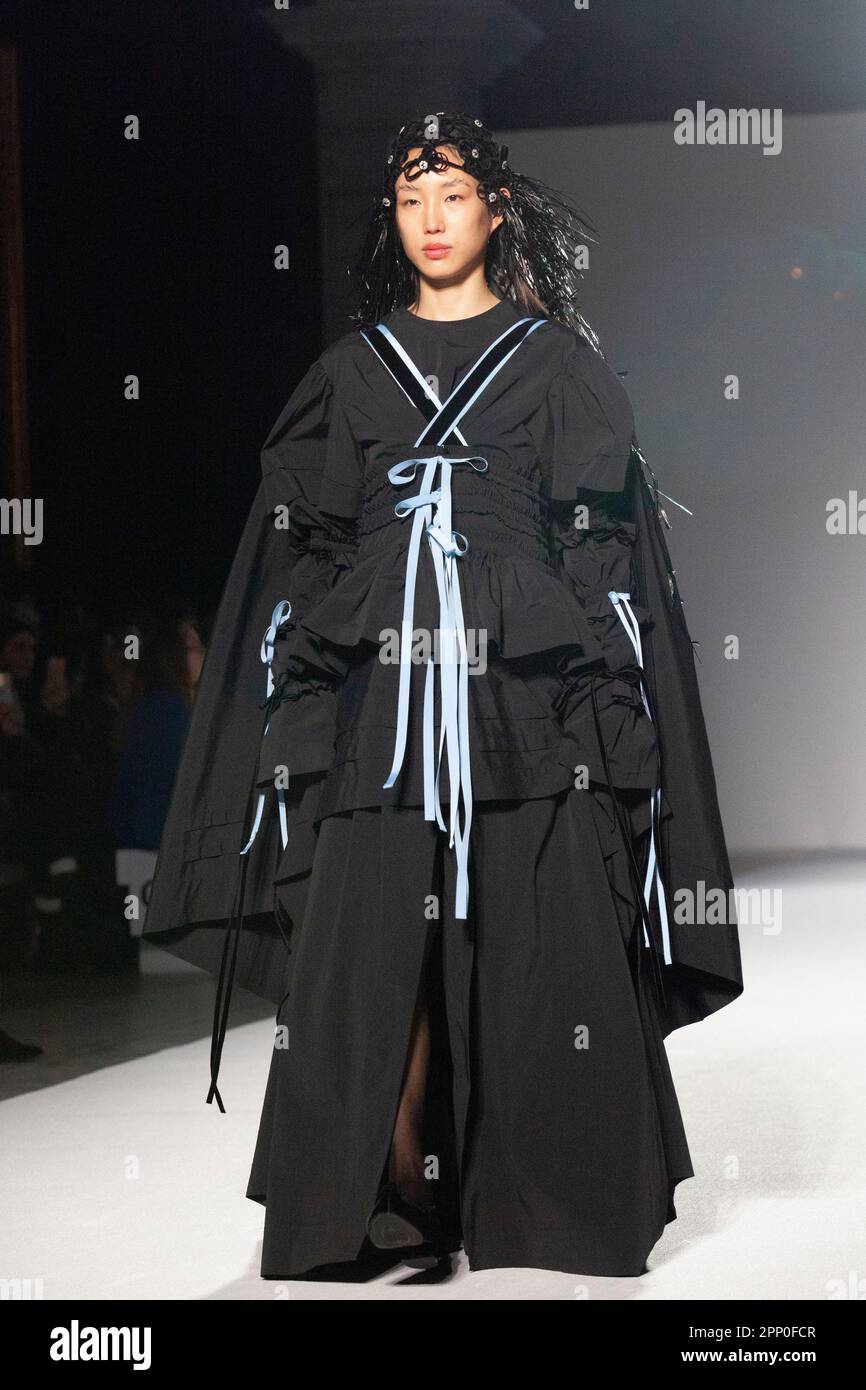 London, UK. 21st Apr, 2023. Korean designer Minju Kim, winner of the ...