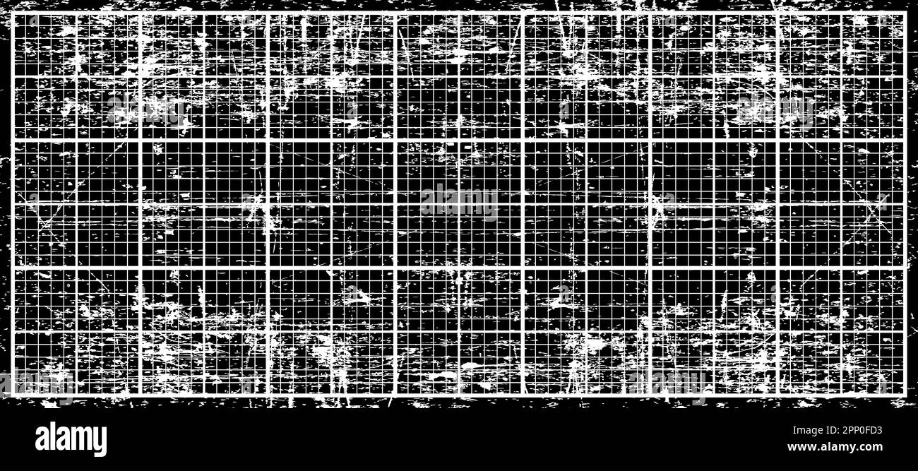 Old empty back millimeter paper ( mm ) background. Square grid, raster ...