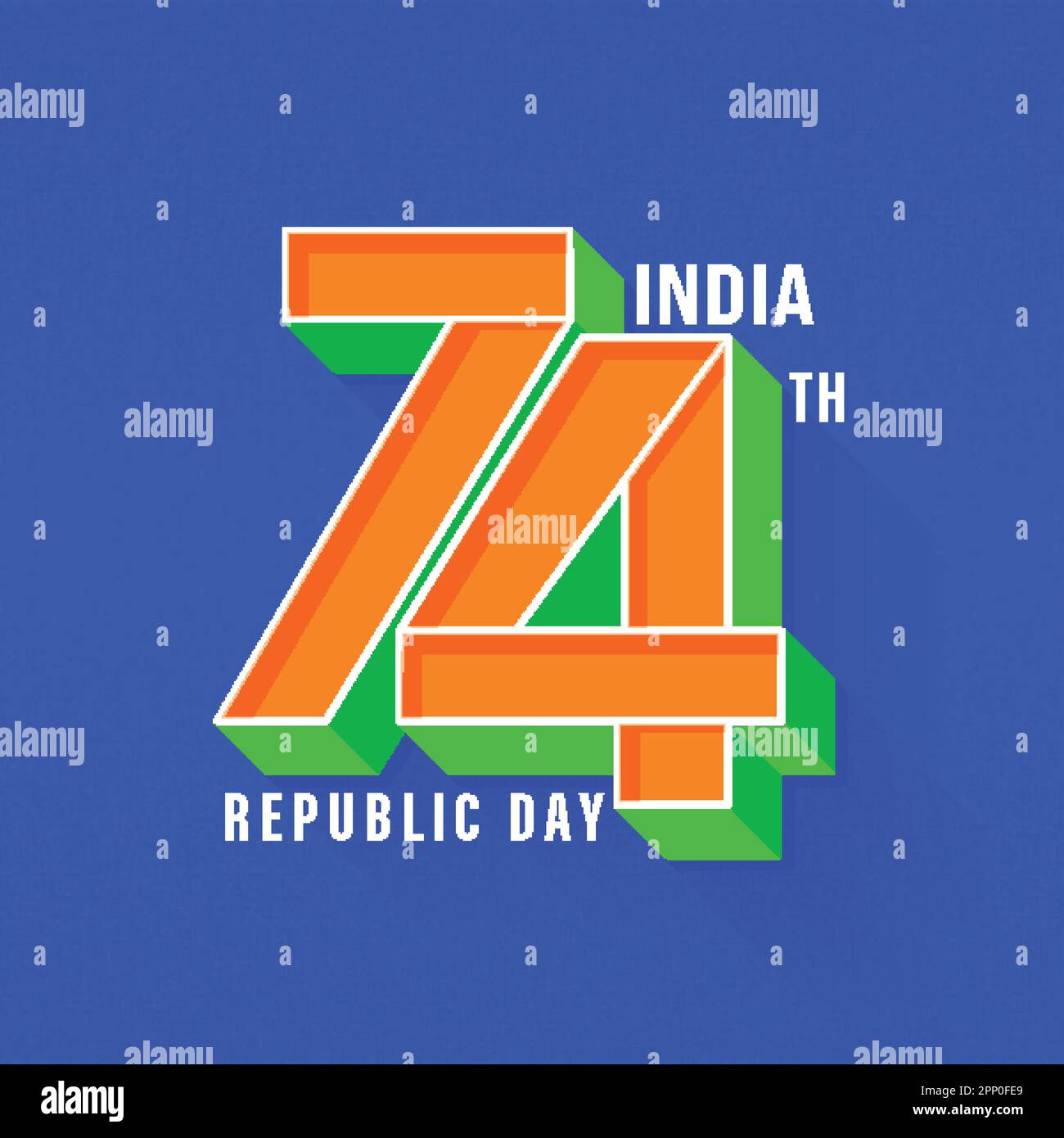 74th independence day Stock Vector Images - Alamy