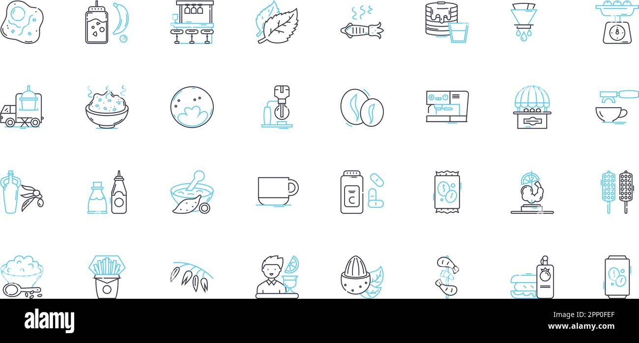 Nutritional science linear icons set. Macronutrients, Micronutrients ...