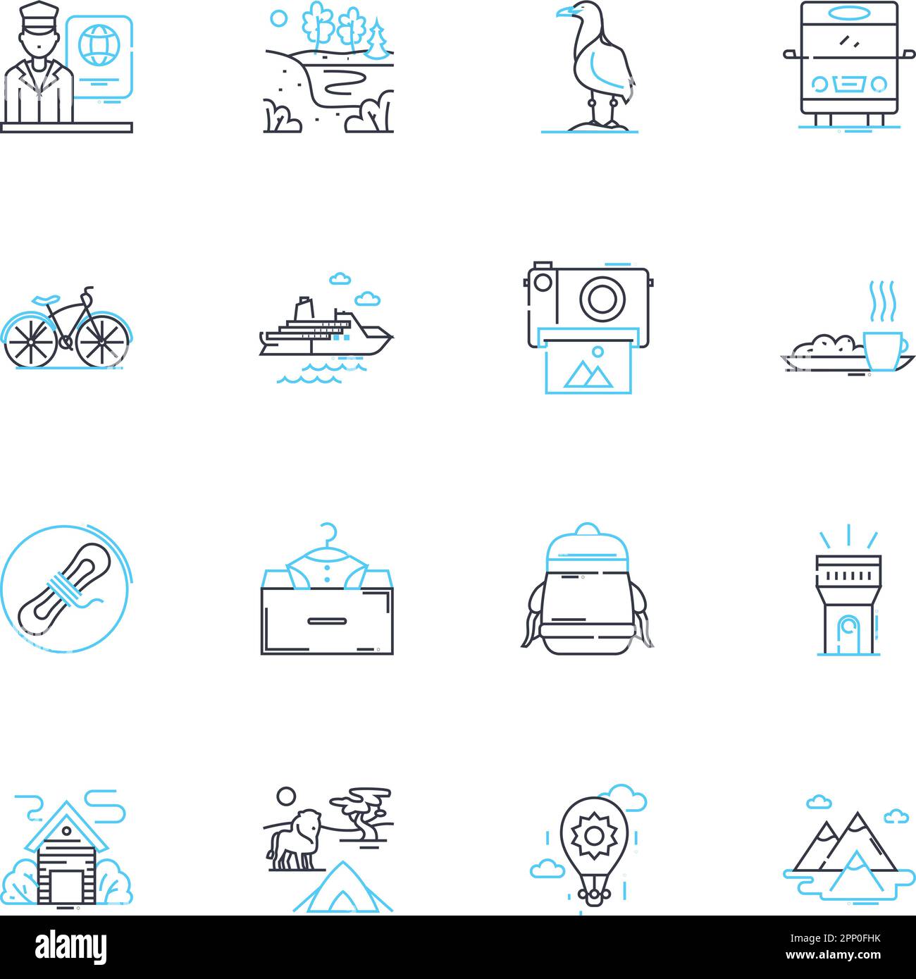 Cultural pilgrimage linear icons set. Heritage, Tradition, Religion ...