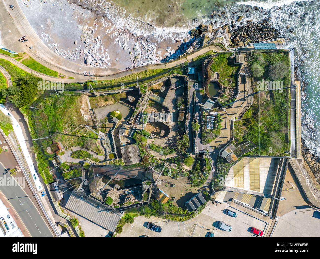Torquay, UK. 20th Apr, 2023. View over the abandoned Living Coasts in ...