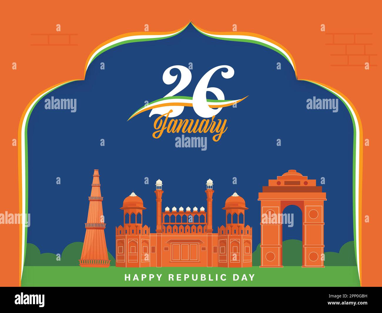 India gate tricolour hi-res stock photography and images - Alamy