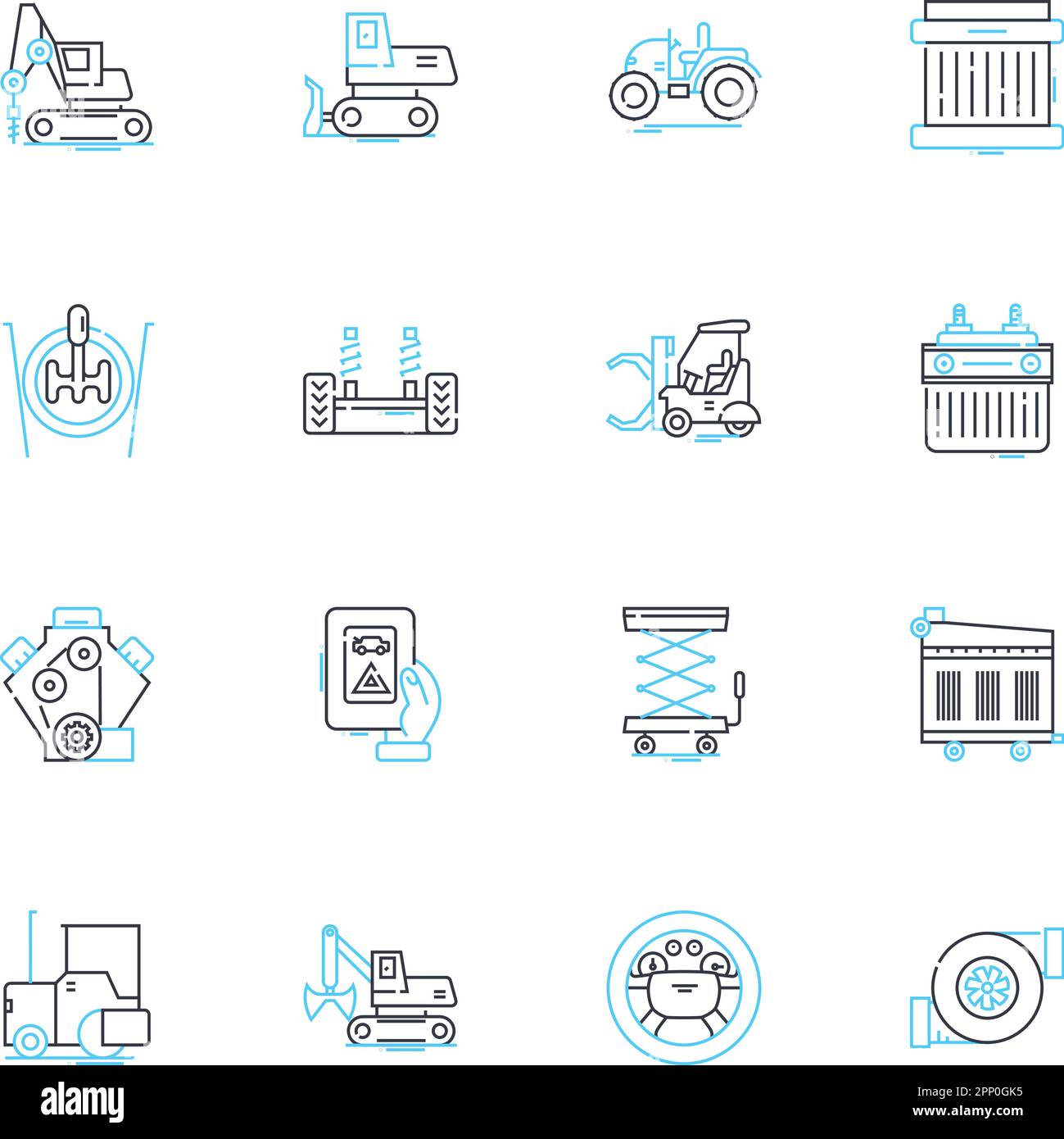Car fair linear icons set. Automobiles, Dealerships, Trade, Industry ... Car fair linear icons set. Automobiles, Dealerships, Trade, Industry ...