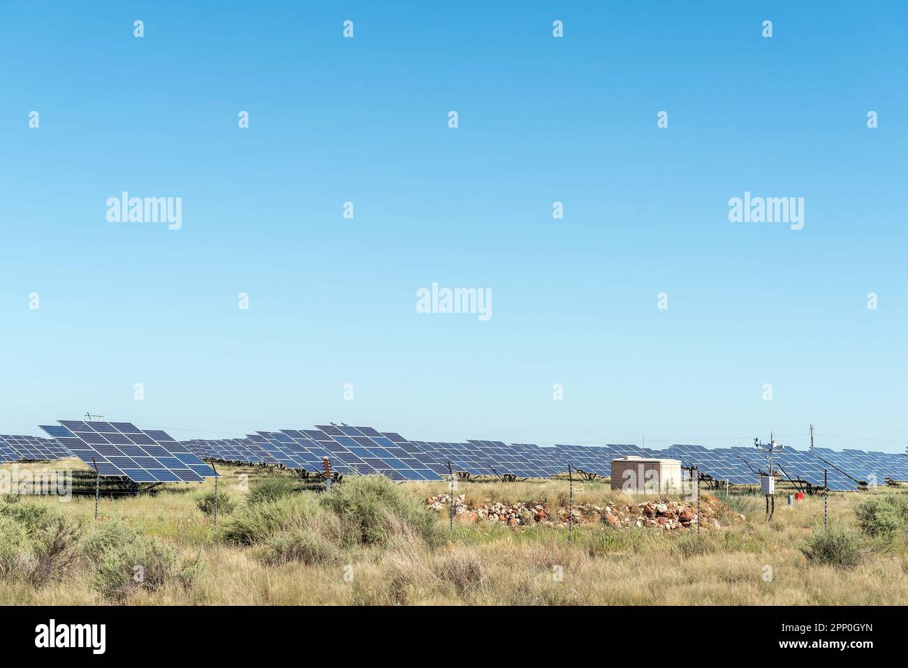Douglas, South Africa - Mar 1, 2023: Part of the Greefspan Solar Power ...