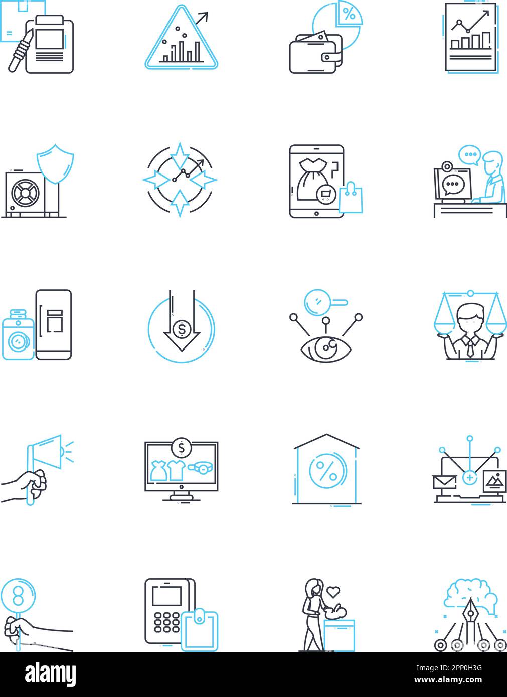 Environmental regulation linear icons set. Reduction, Conservation ...