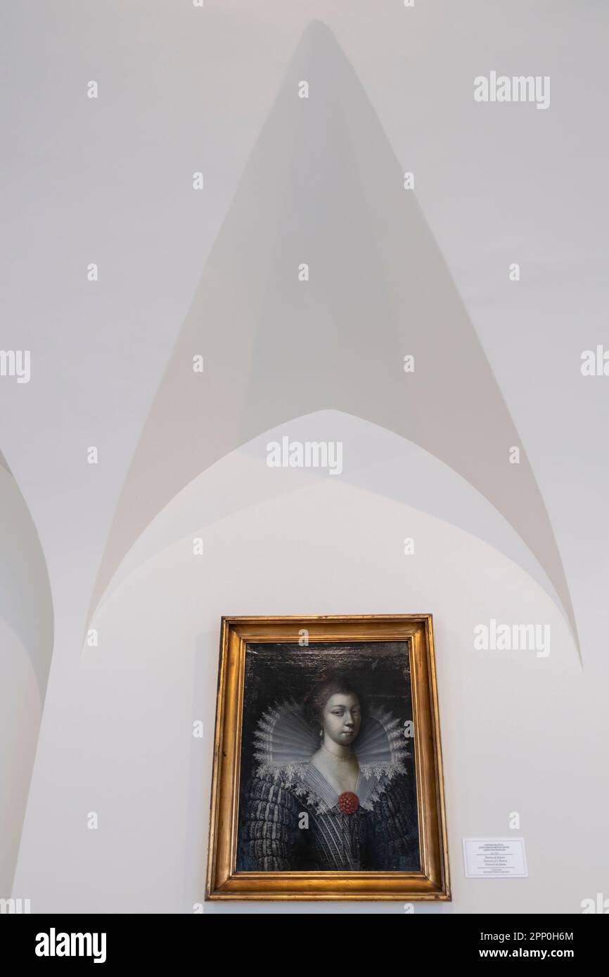 Interior of the National Museum Art Bucharest located in the former ...