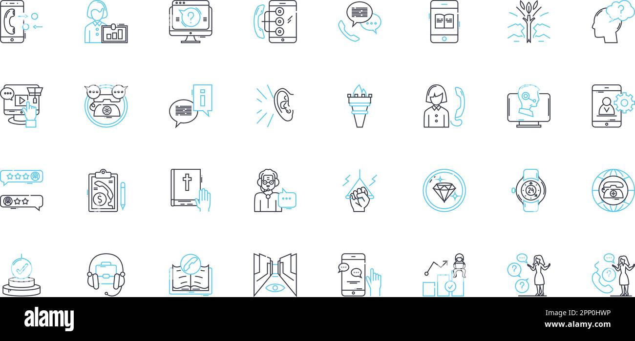 Guide steer linear icons set. Navigate, Direct, Pilot, Lead, Route ...