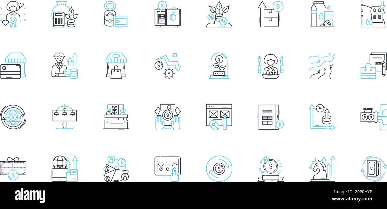 Scientific discovery linear icons set. Breakthrough, Findings ...