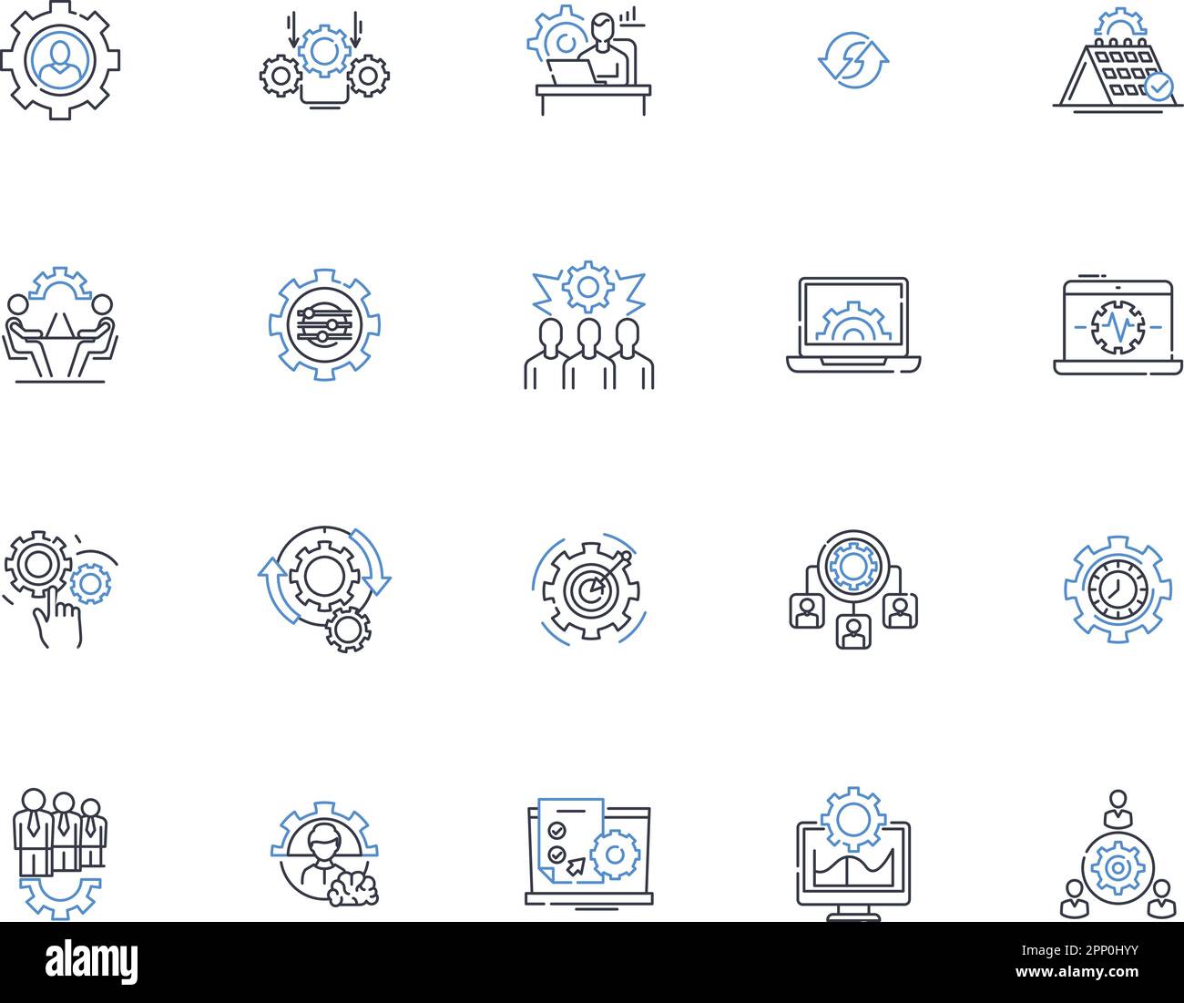 Installation line icons collection. Assembly, Setup, Configuration ... Installation line icons collection. Assembly, Setup, Configuration ...