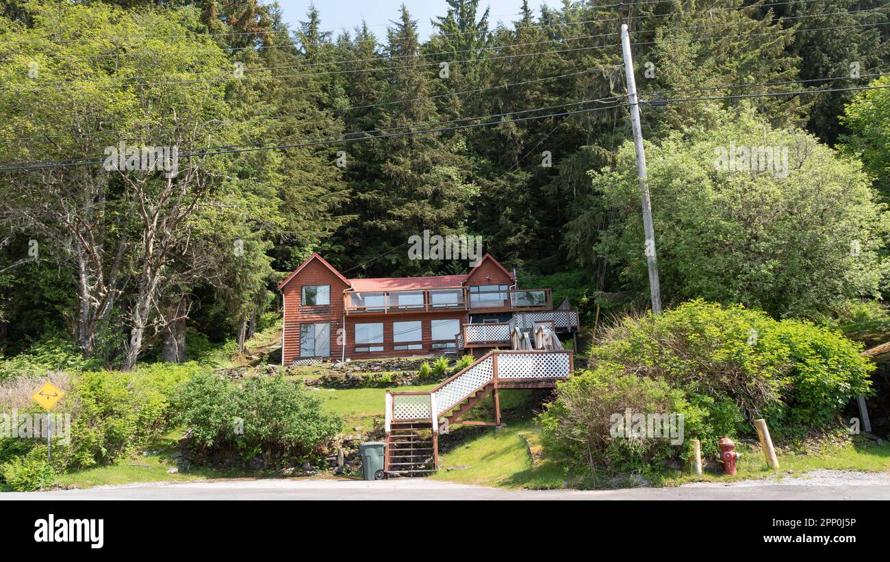 suburban house in forest. suburban house cottage. suburban house ...