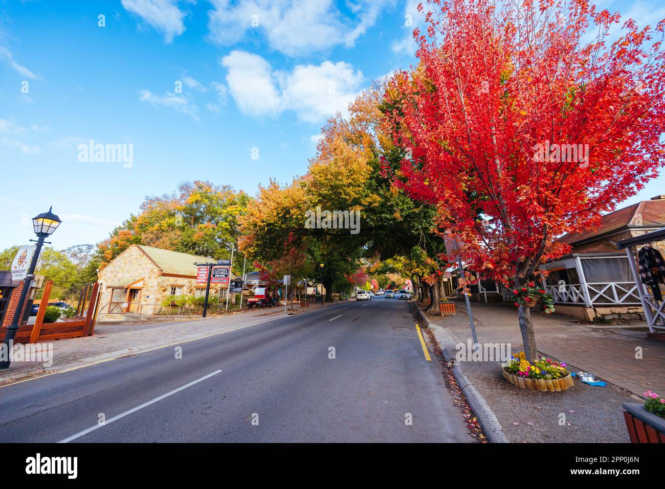 Historic Town of Hahndorf in South Australia in Australia Stock Photo ...