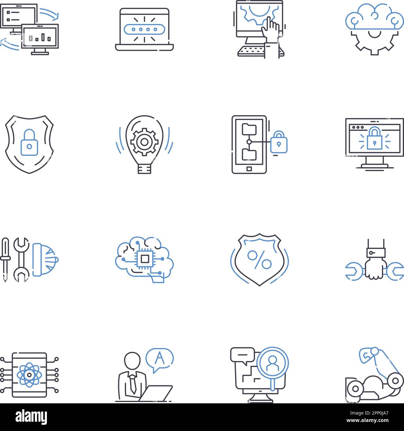 Terminal Line Icons Collection Commands Shell Prompt Interface Execution Terminal Console