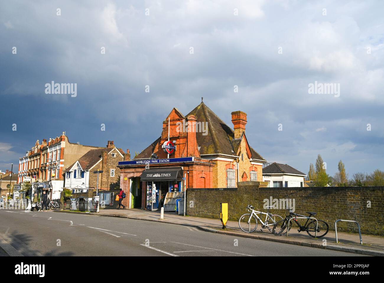 Wimbledon Park Underground Tube station in South West London , England ...