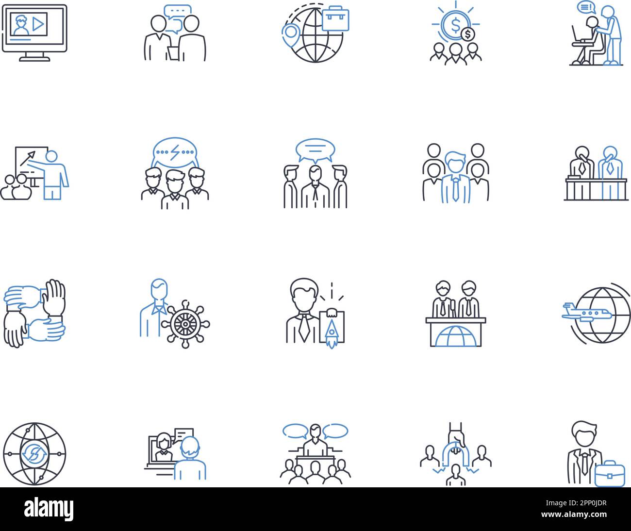 Image experts line icons collection. Photography, Editing, Retouching ...