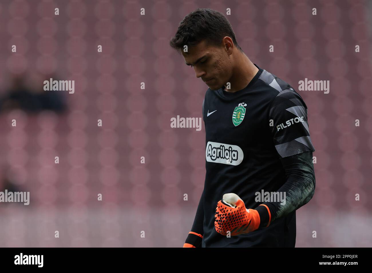 Geneva, Switzerland, 21st April 2023. Diego Callai of Sporting CP ...