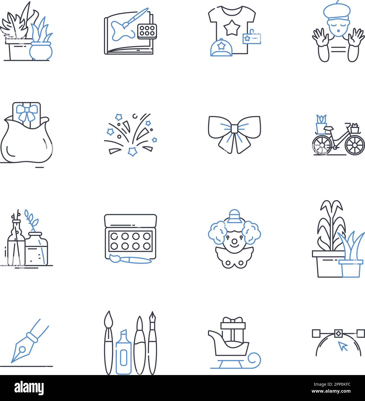 Productivity hacks line icons collection. Focus, Time, Energy ... Productivity hacks line icons collection. Focus, Time, Energy ...