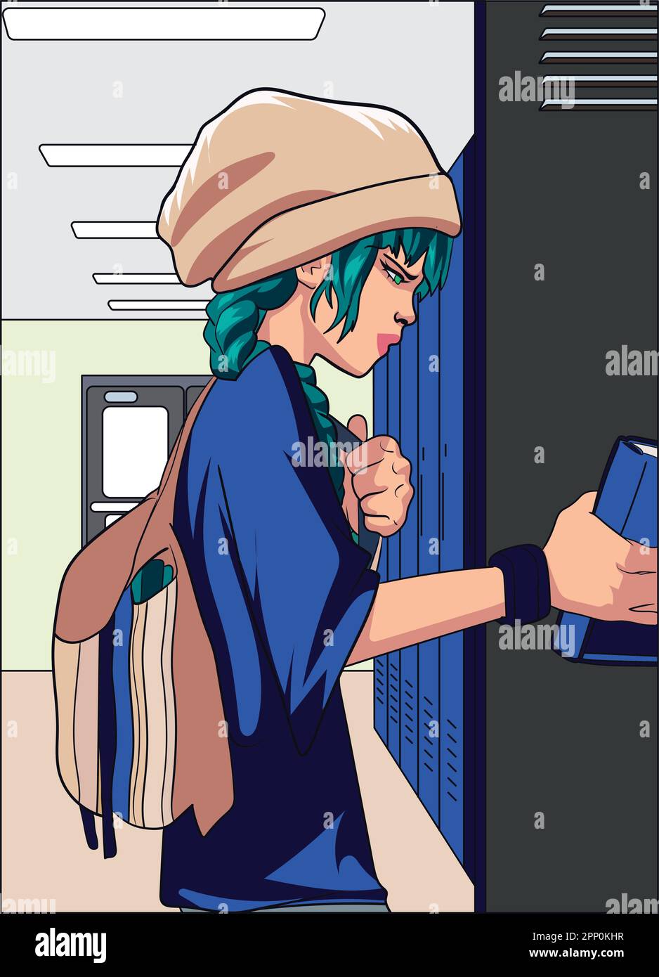 Child school locker Stock Vector Images - Alamy