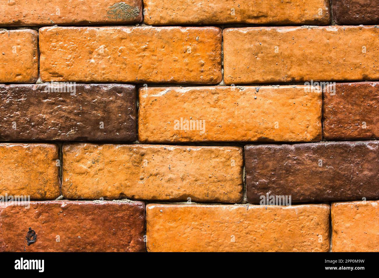 Old brick walls that are stacked in multiple layers Stock Photo - Alamy