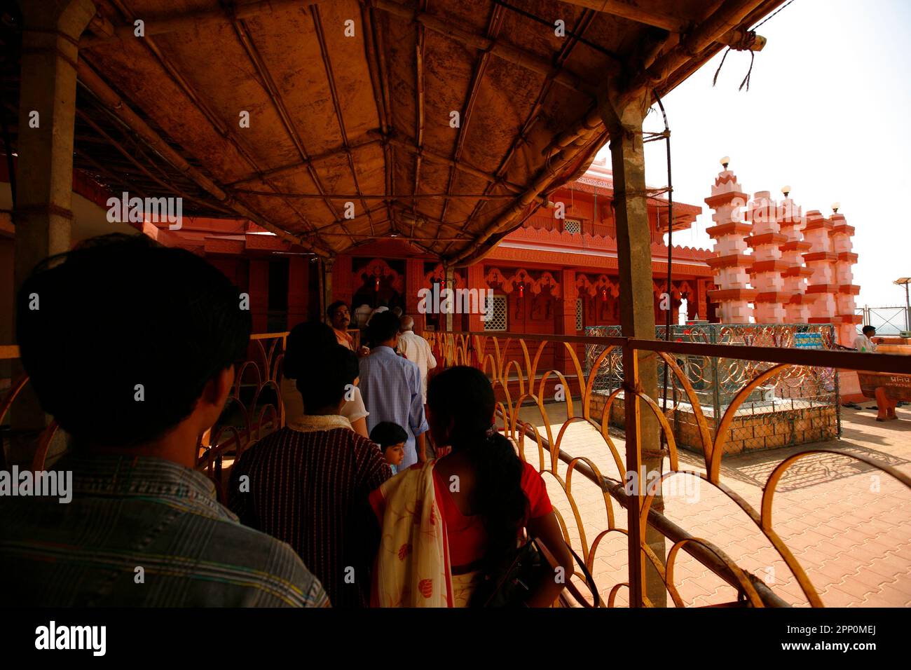 Hindu devotees visit temple hi-res stock photography and images - Alamy