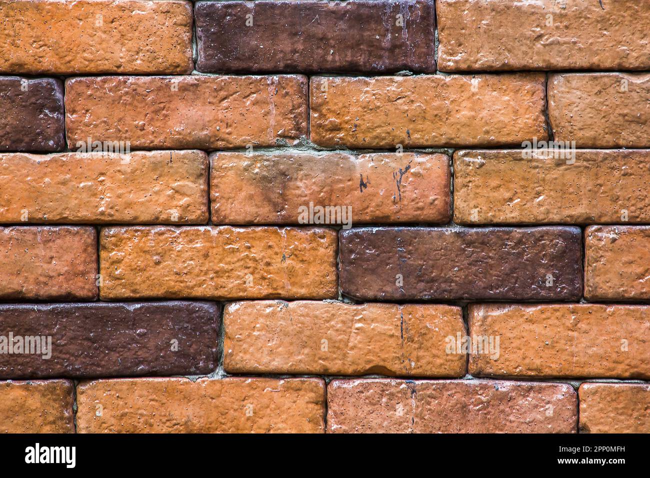 Old brick walls that are stacked in multiple layers Stock Photo - Alamy