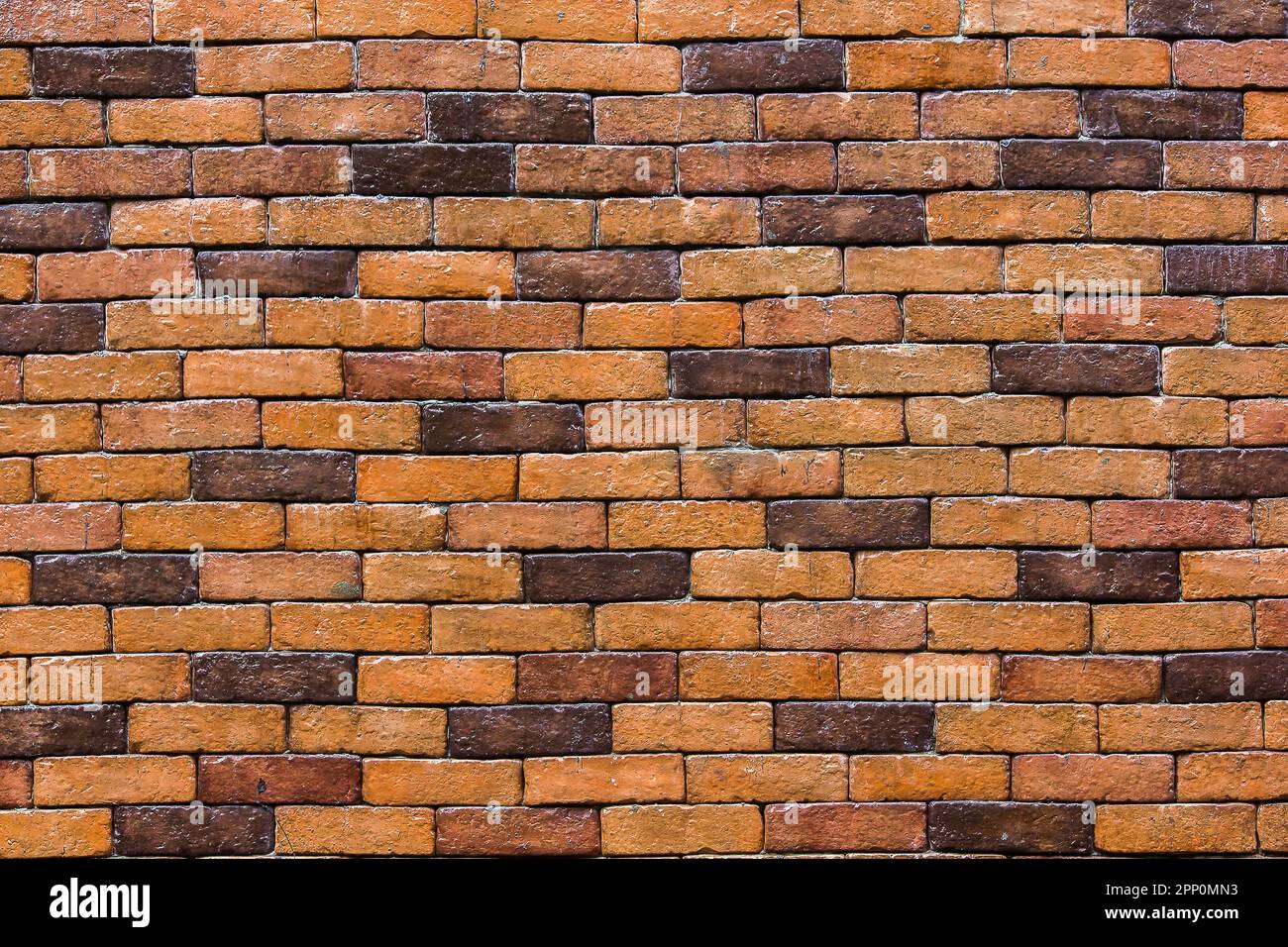 Old brick walls that are stacked in multiple layers Stock Photo - Alamy