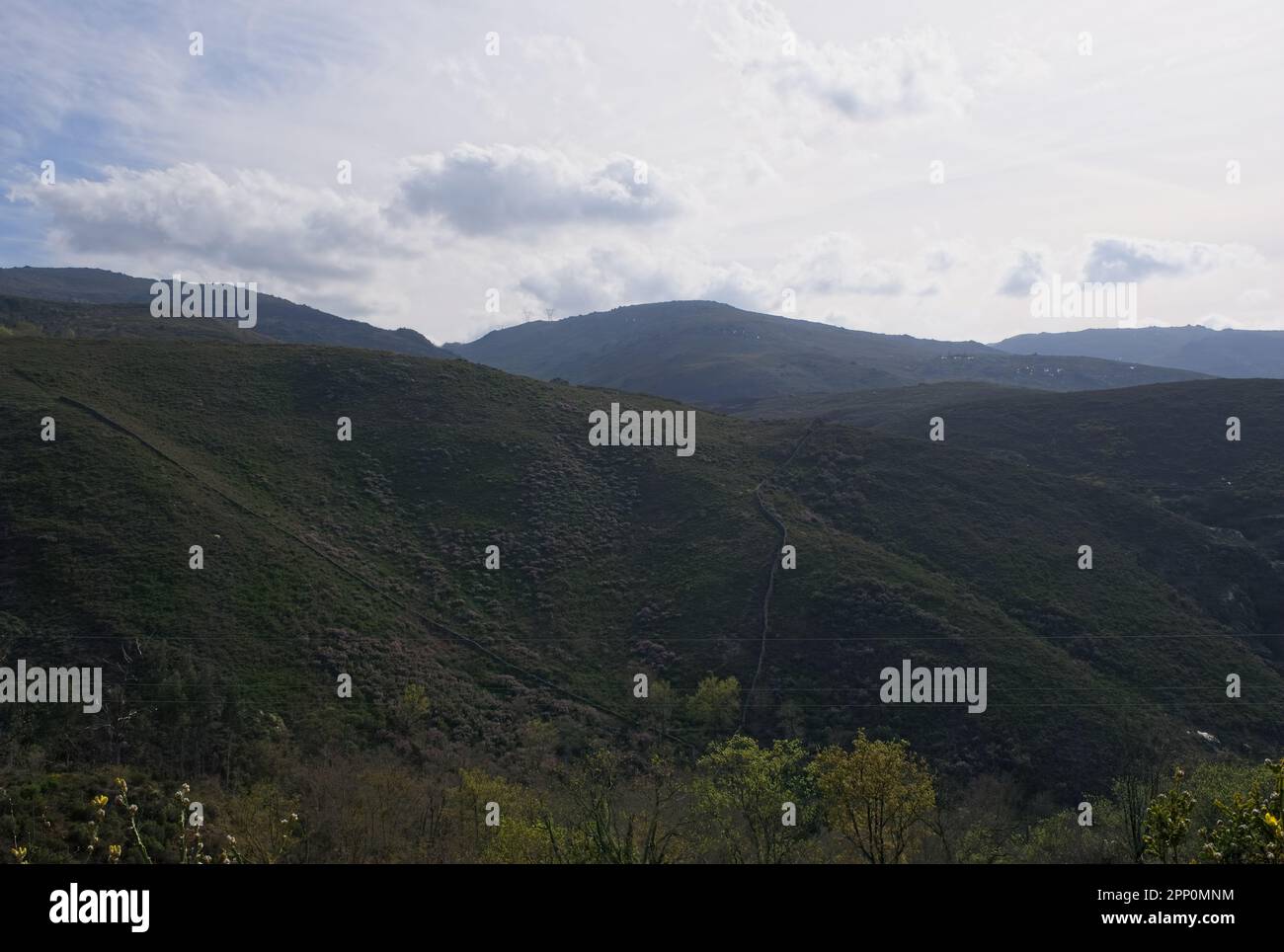 Wonderful landscapes in Portugal. Beautiful scenery of Fojo do Lobo in ...