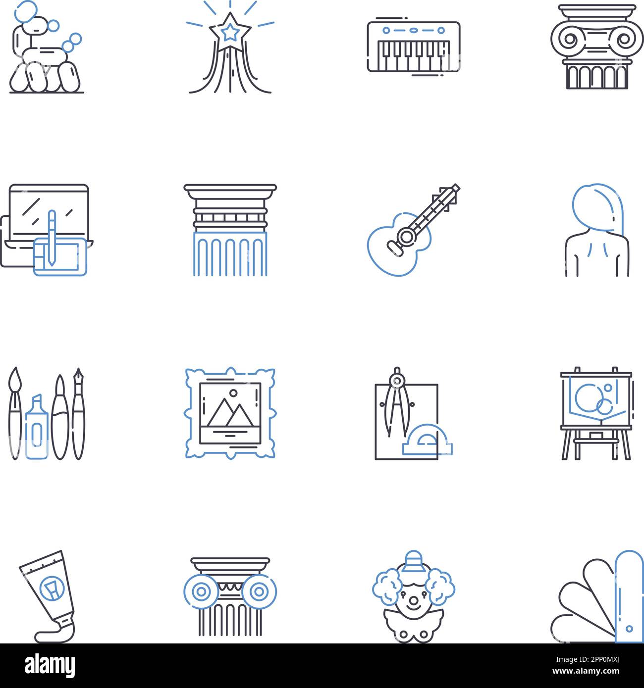 Fine dining line icons collection. Gourmet, Degustation, Michelin ...