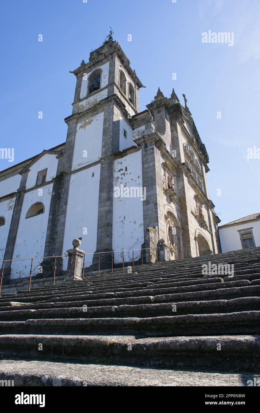 Mire de Tibaes, Portugal - March 15, 2023: The Monastery of St Martin ...
