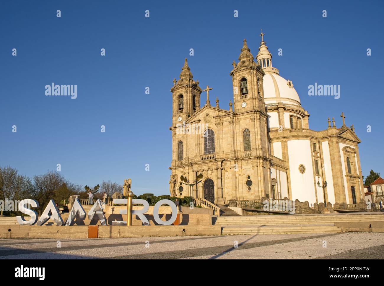 Braga, Portugal - March 15, 2023: The Sanctuary of of Bom Jesus do ...