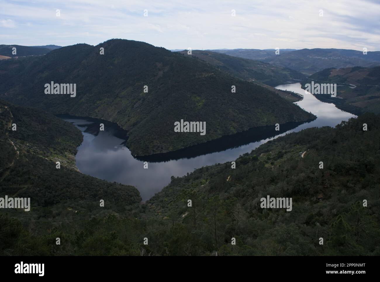 Wonderful landscapes in Portugal. Beautiful scenery of Miradouro do Ujo ...