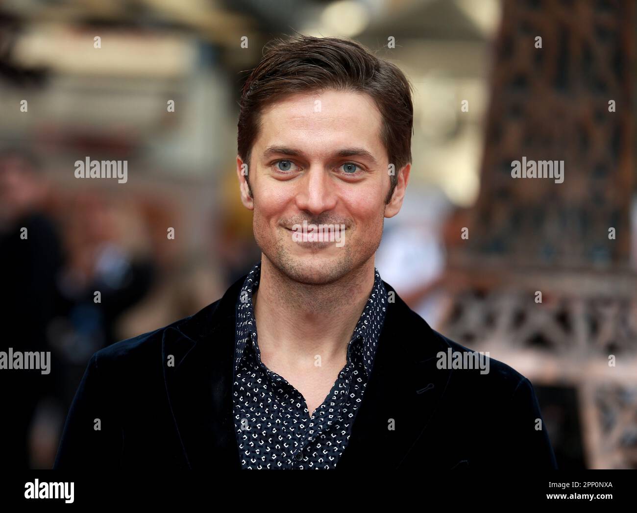 Lucas Bravo attends the UK Premiere of "Mrs Harris Goes To Paris" at ...