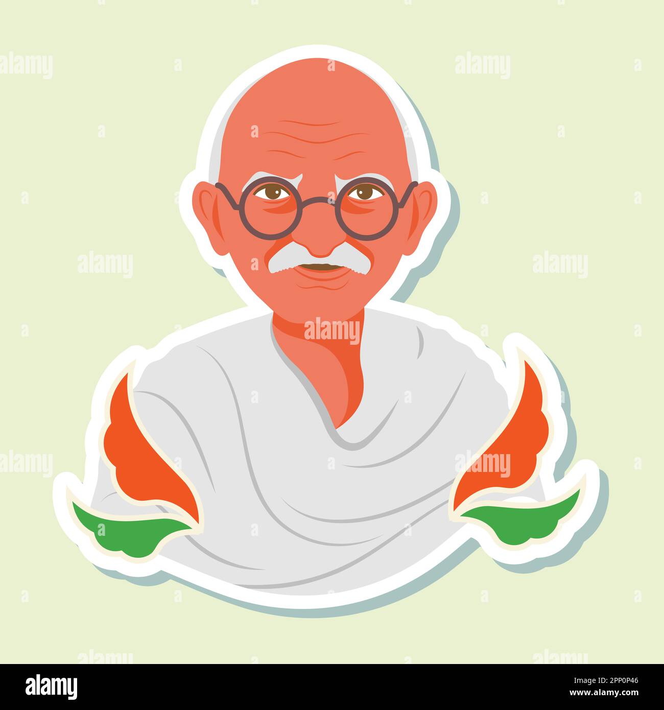 Mahatma gandhi cartoon hi-res stock photography and images - Alamy